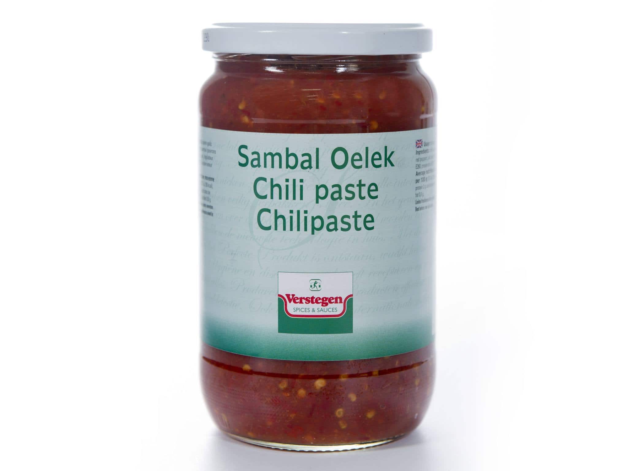 Sambal Oelek Chilli Paste Verstegen Spices And Sauces Uk Ltd